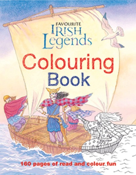 Gill Books - Children's - Irish Legends for Children Colouring Book